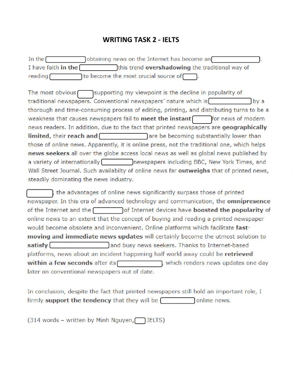 IELTS Writing task 2 - Student A | daanioinc | Live