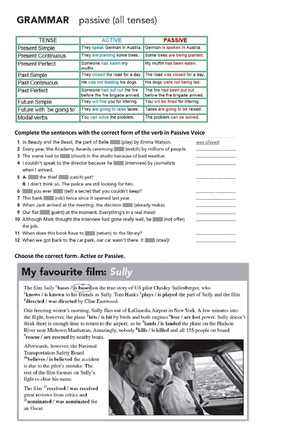 NEF Intermediate 4th edition Unit 6A Passive voice all