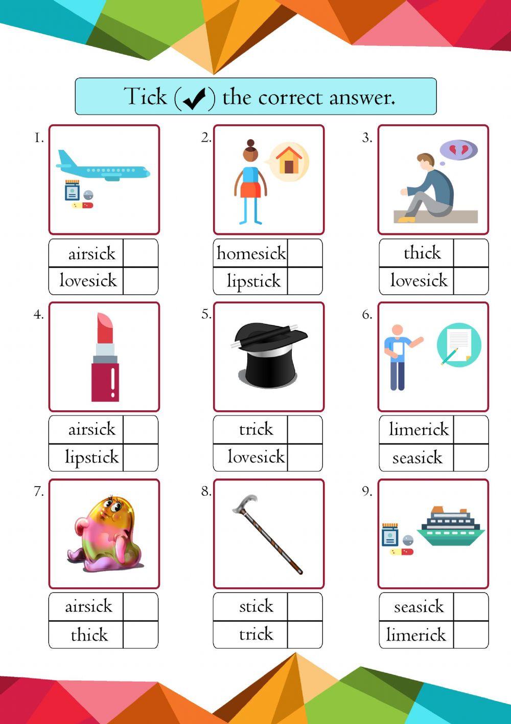 Vowel “i” 4-letter Phonic Sounds p.2 online exercise for | Live Worksheets