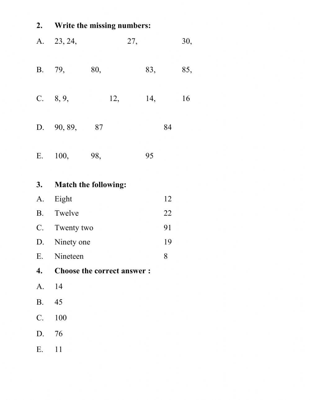 327361 | CL-2-Maths-BL-1 | kalai2020 | LiveWorksheets