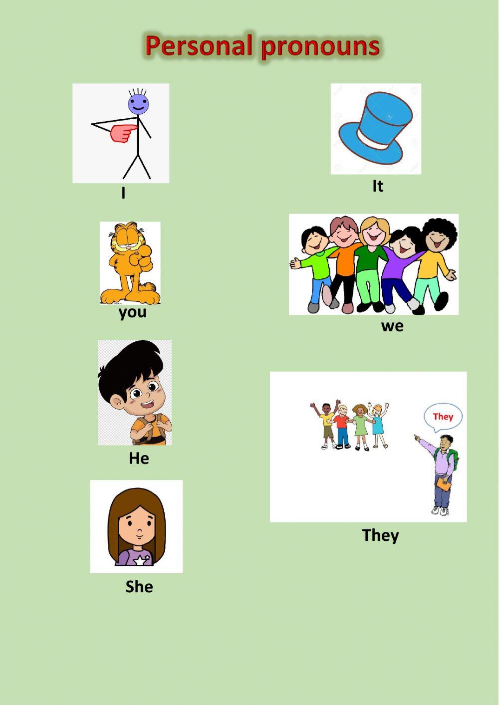 Personal pronouns 327604 | NICOLE_TUMBACO | Live