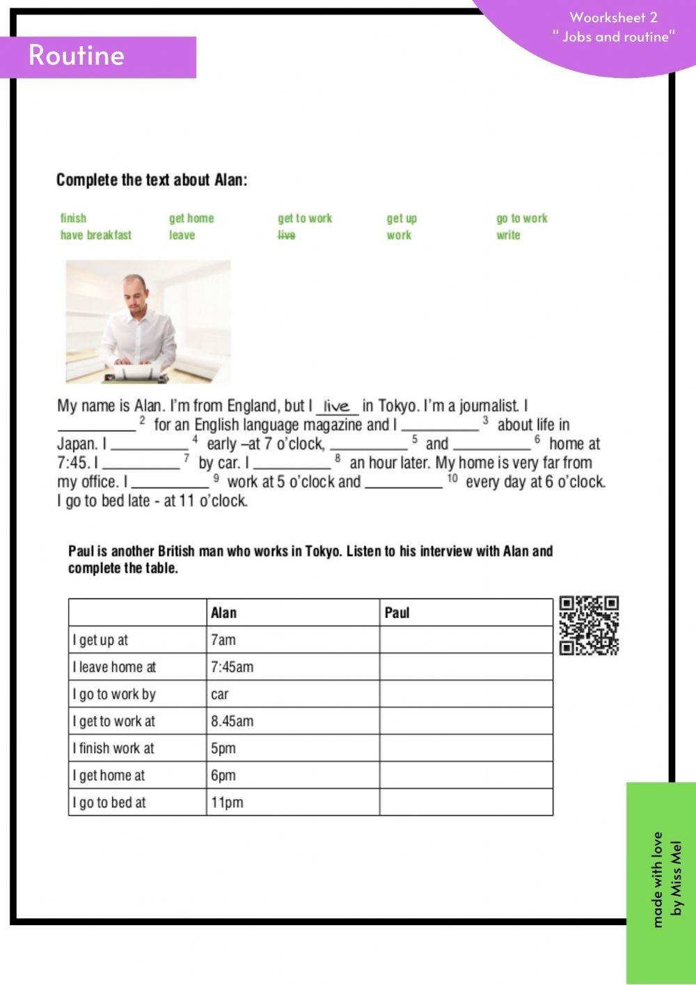 Jobs and routine 328056 | Melissa Teixeira Teófilo de