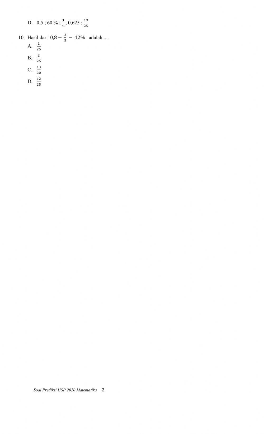 Latihan USP Tahun Pelajaran 2021-2022 | Mujianto | Live