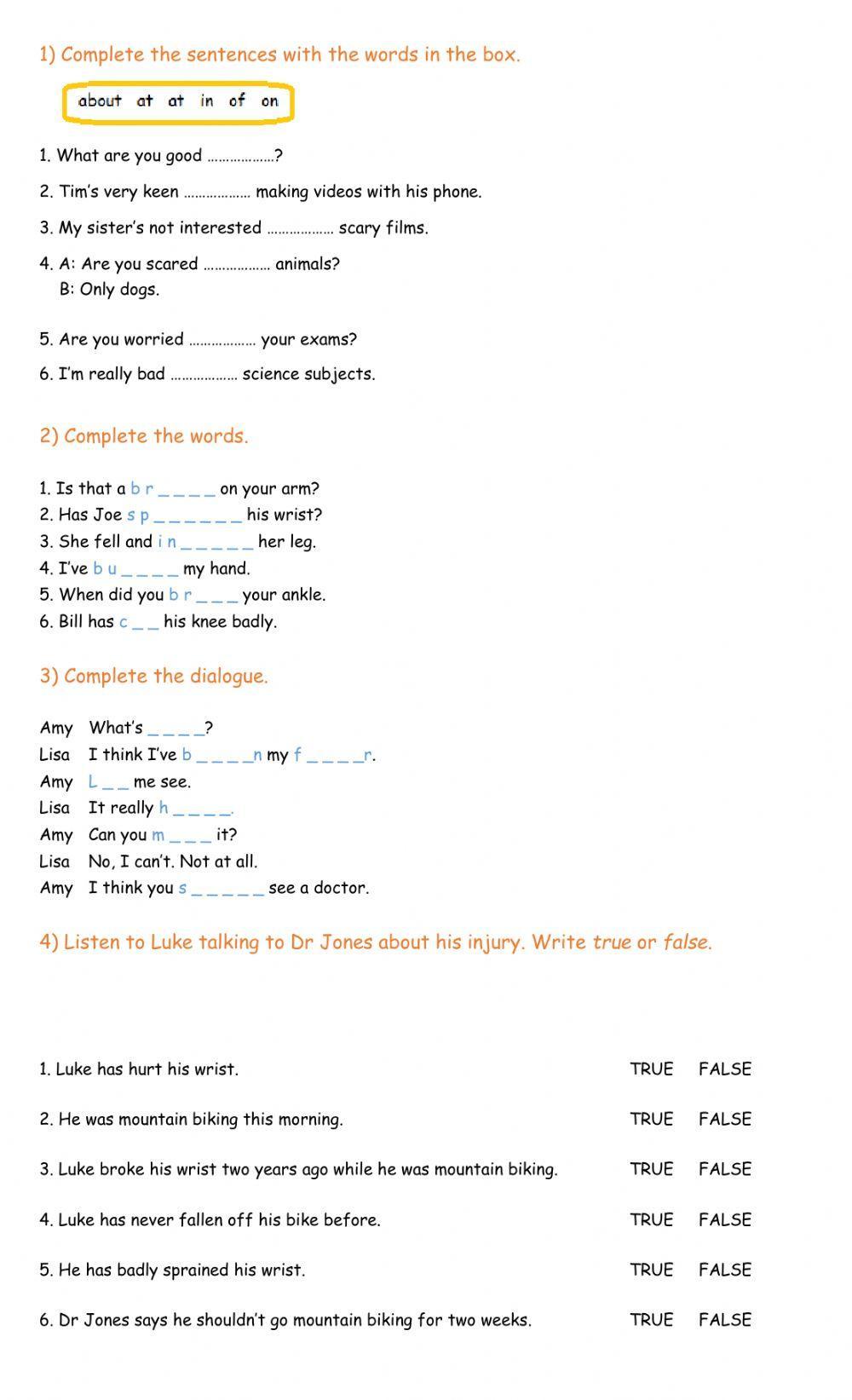 English Plus 2 | Free Interactive Worksheets | 328343