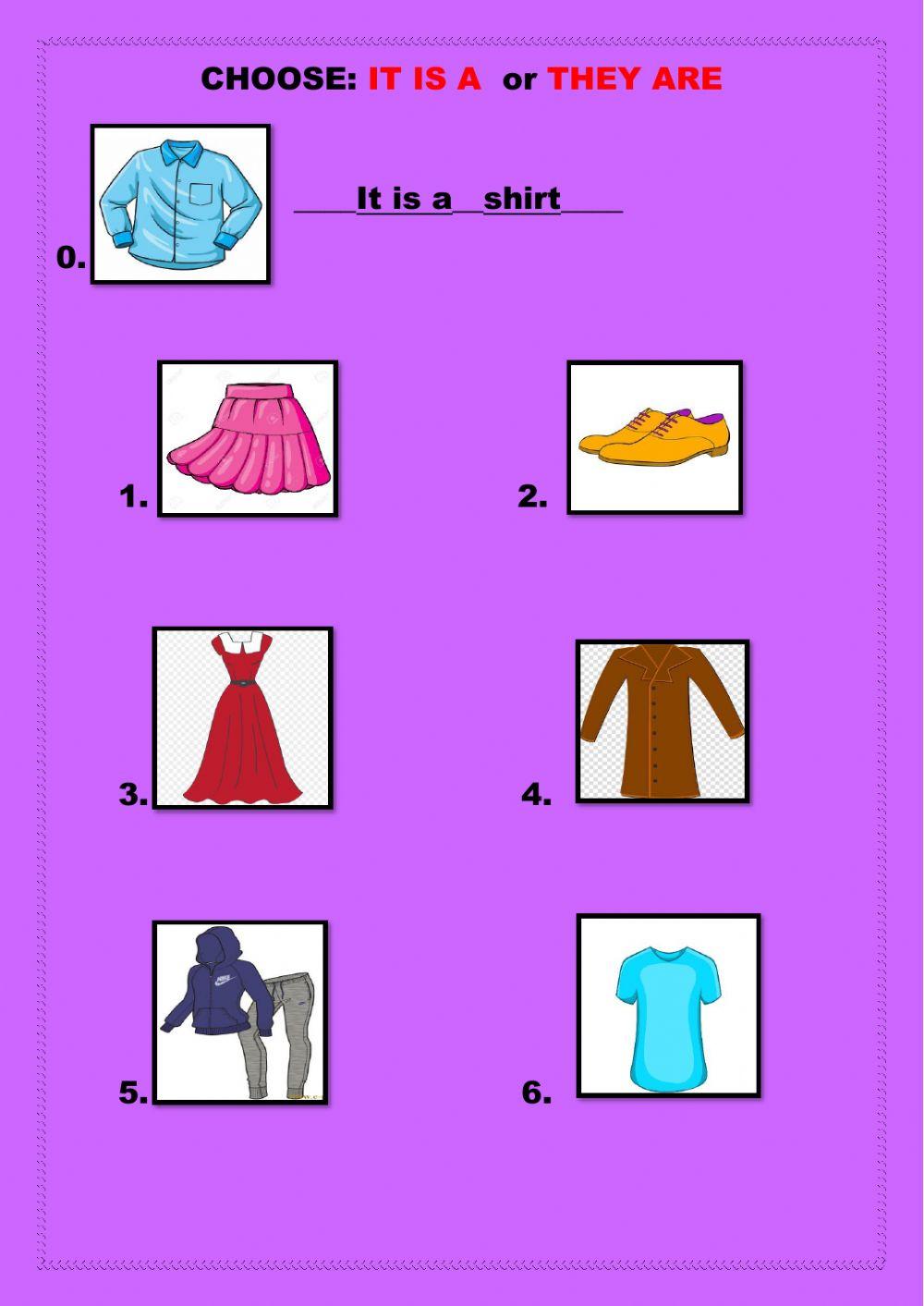 Look and Choose activity | Live Worksheets