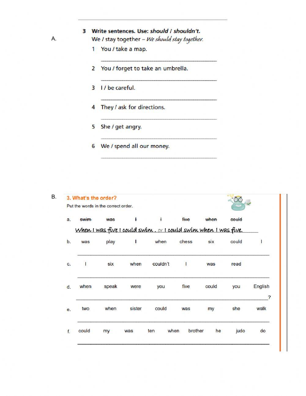 Modal verbs activity for 10 | Live Worksheets Modal verbs activity for 10 | Live Worksheets