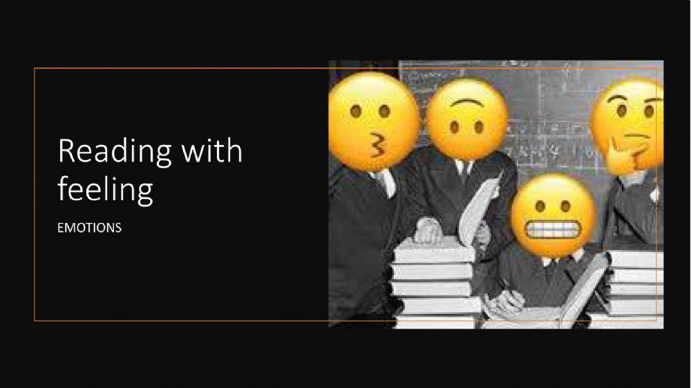 329584 | Reading with feelings and emotion | SUSAN CHANG