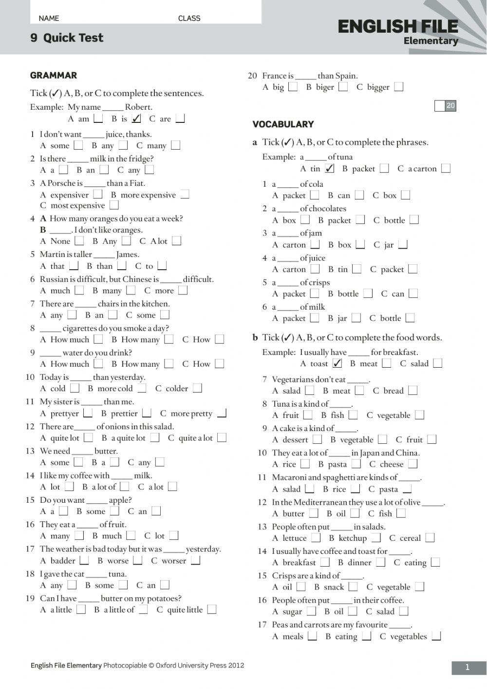 test unit 9 Eng… | Free Interactive Worksheets | 5947465