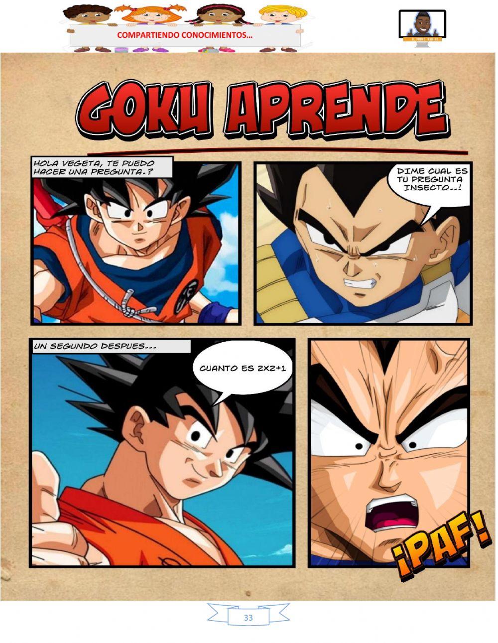 Gokú y las sumas online exercise for | Live Worksheets