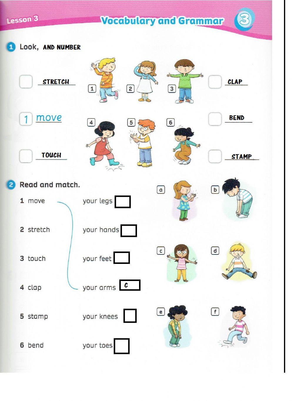 TEAM TOGETHER 1 AB UNIT 3 online exercise for | Live Worksheets