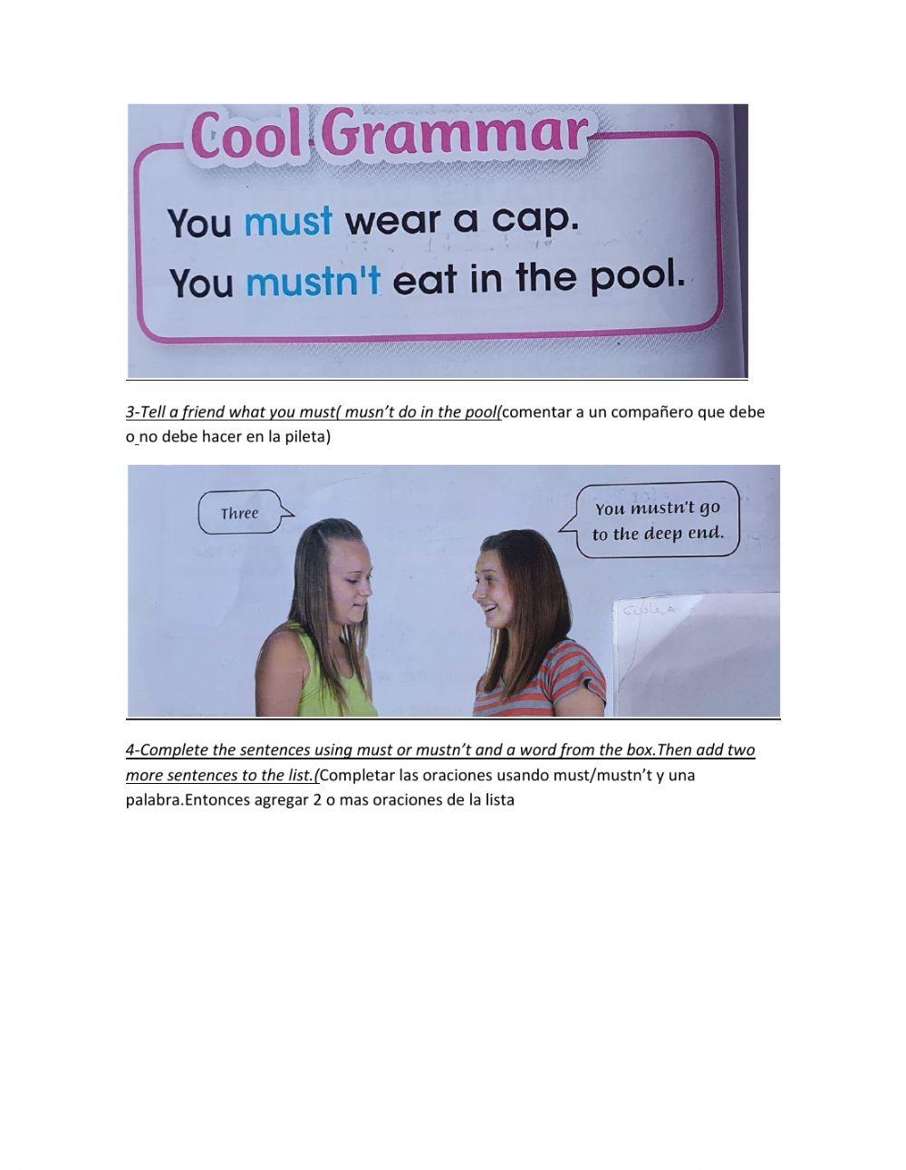 Lesson 13 Niños 3 worksheet | Live Worksheets