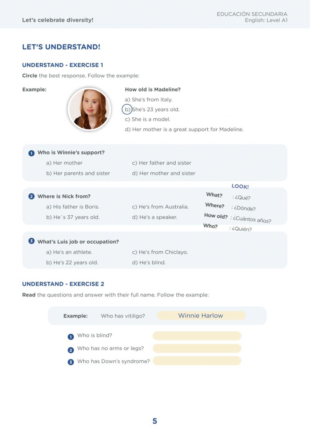 Diversity 2 worksheet | Live Worksheets