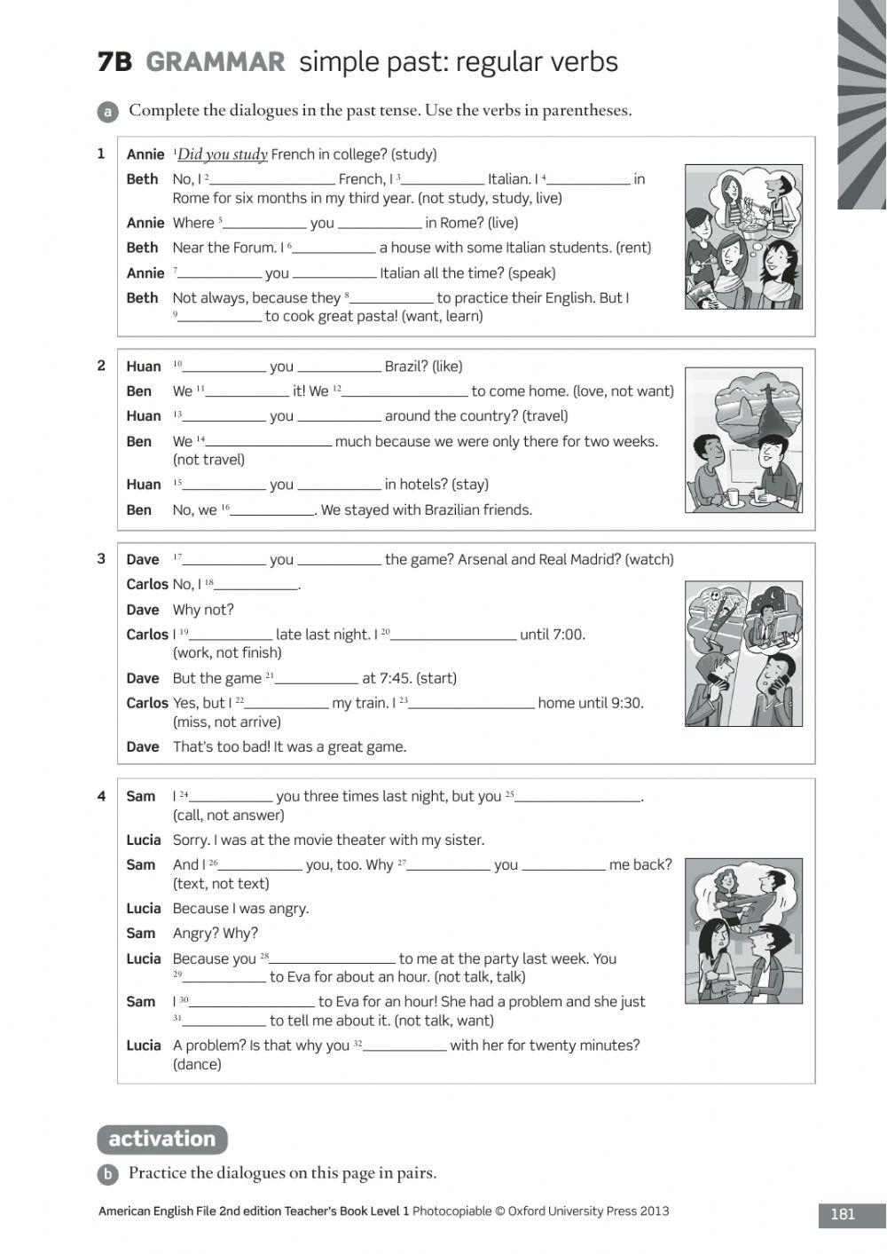 Past tense did-didn't worksheet | Live Worksheets