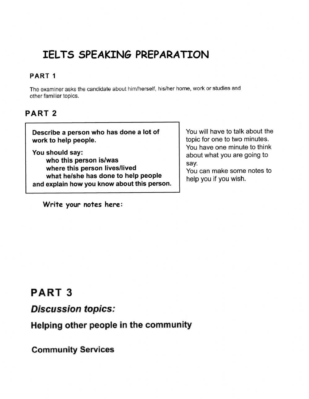 Ielts exercise | Live Worksheets