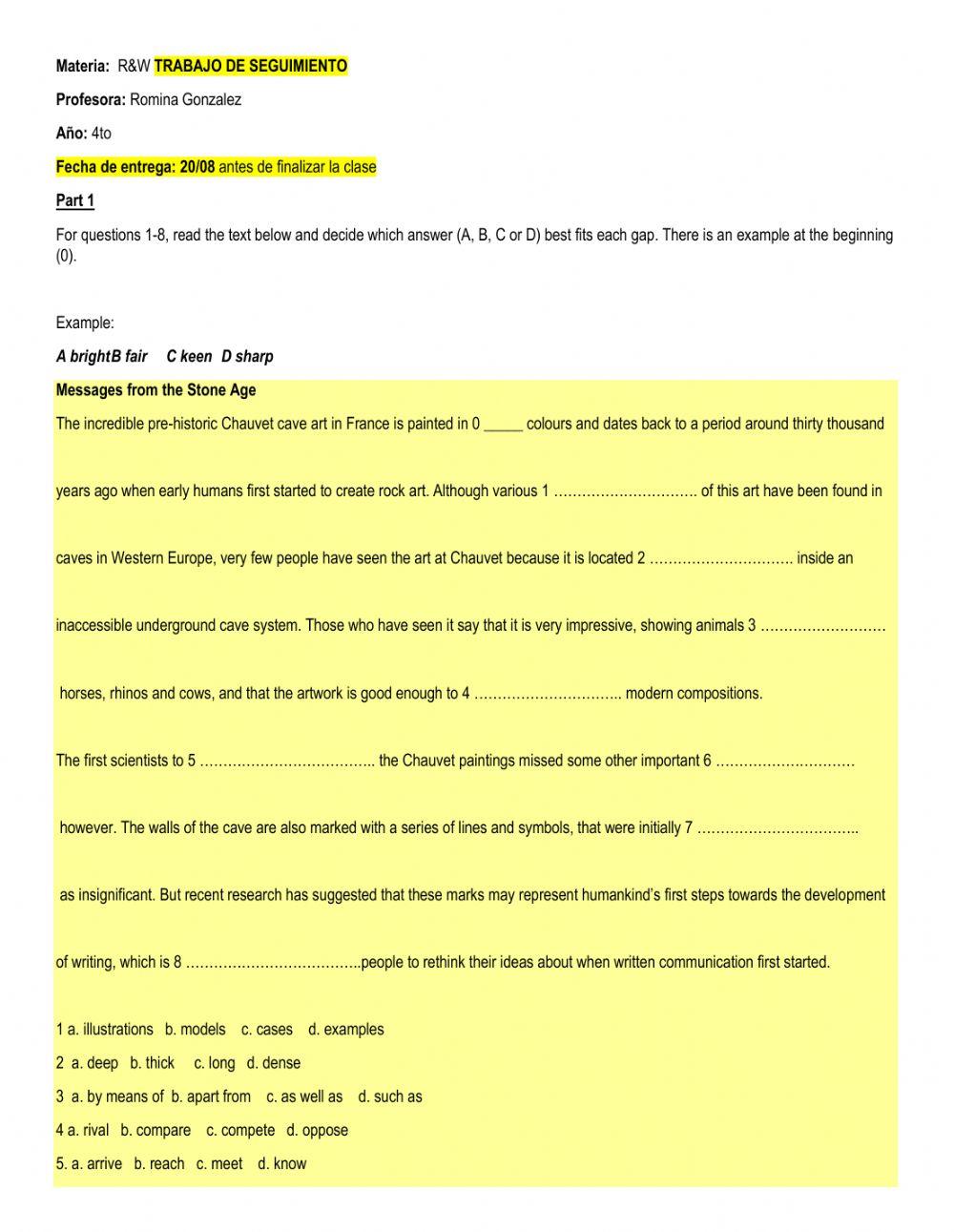 First worksheet | Live Worksheets