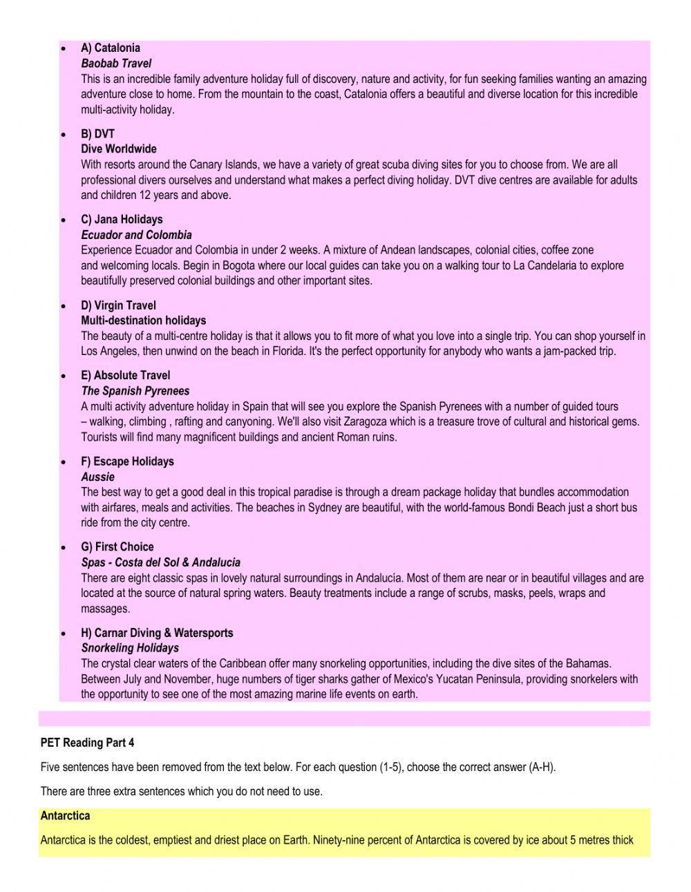 Pet exam | Free Interactive Worksheets | 330970