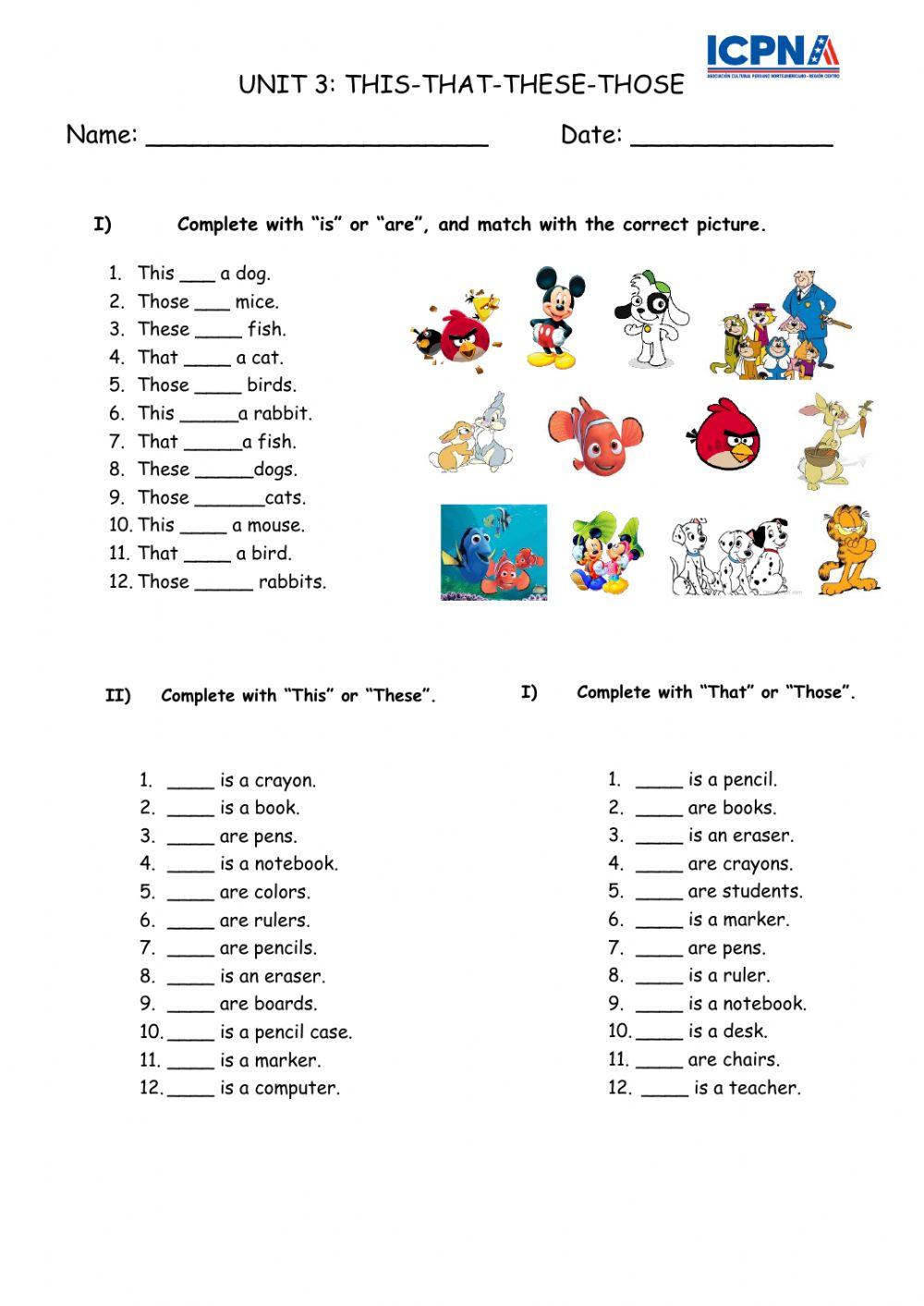 Practice 1 activity | Live Worksheets