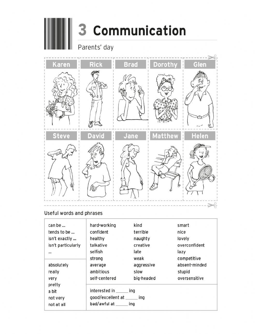 Personality online worksheet for INTERMEDIATE | Live Worksheets