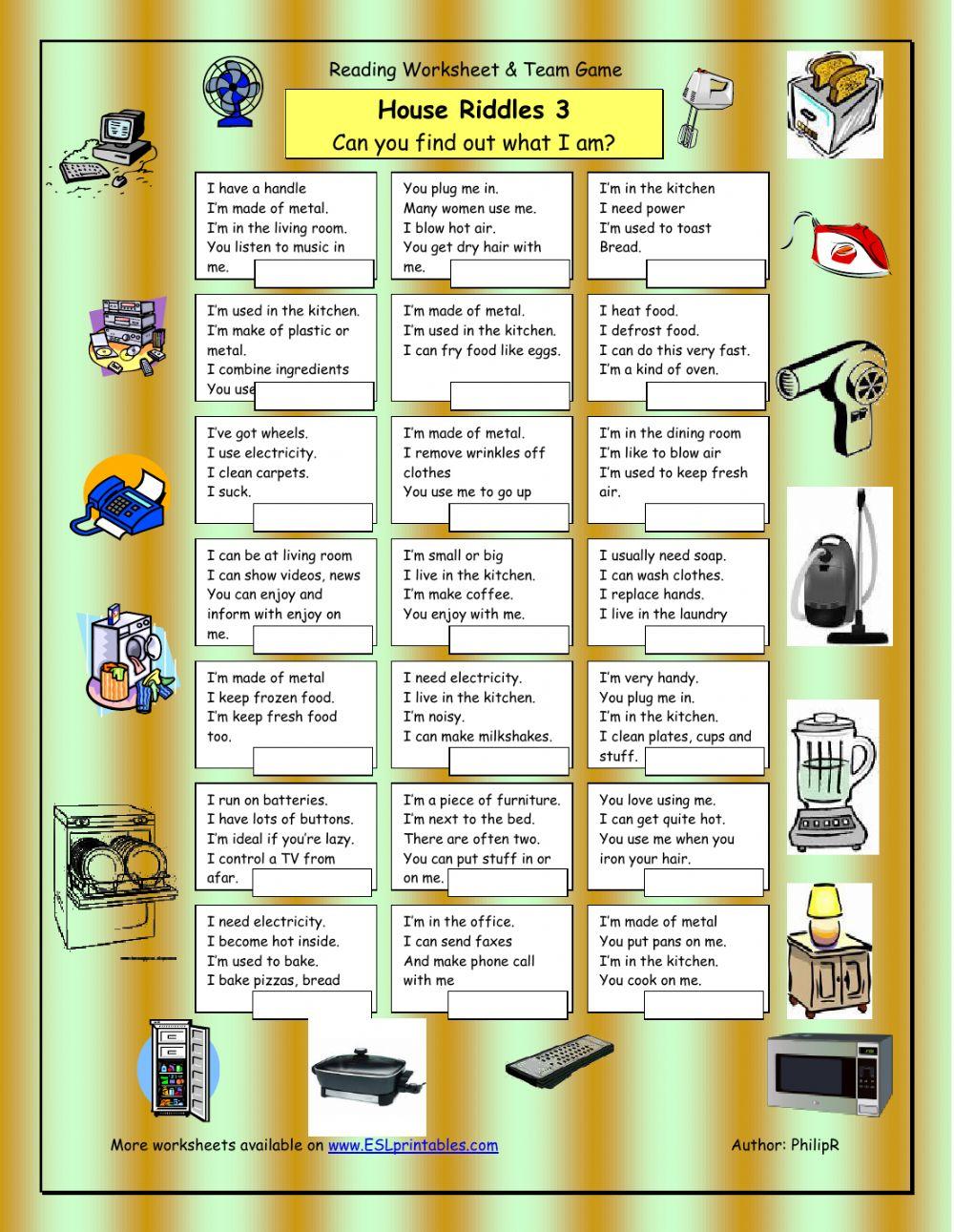 Electrical Appl… | Free Interactive Worksheets | 5951845