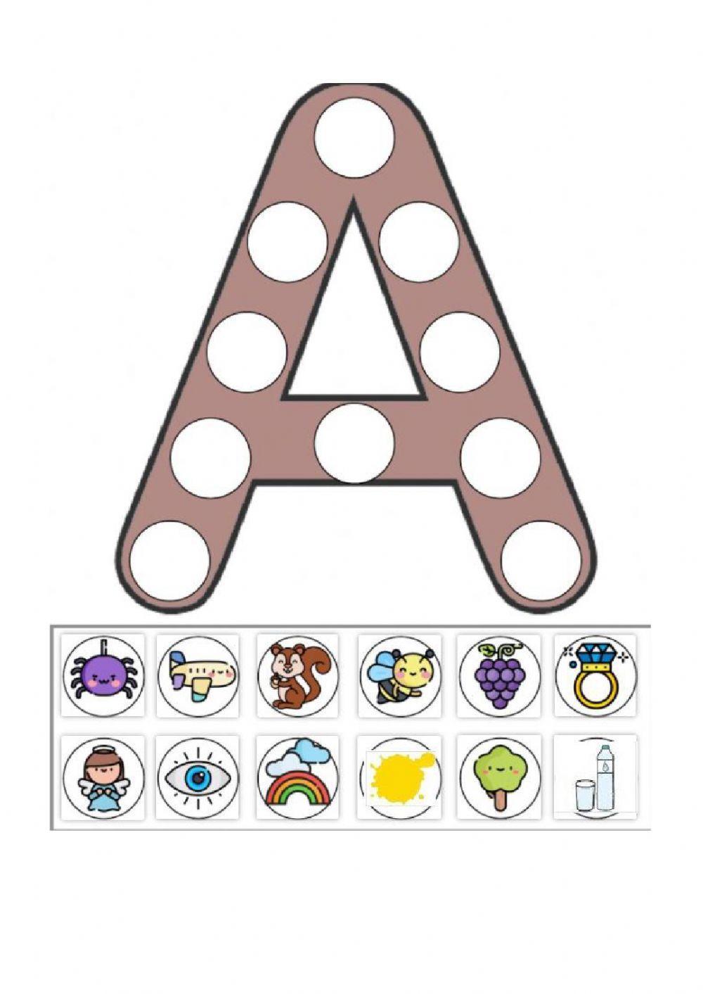 332082 | Letra a | michuk | LiveWorksheets