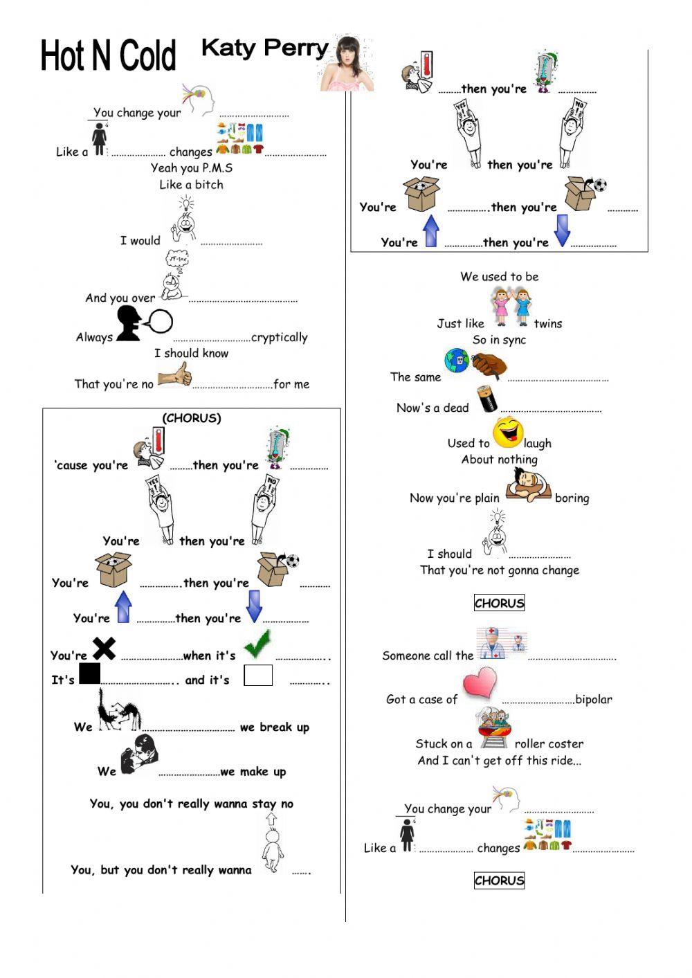 Hot n Cold worksheet | Live Worksheets