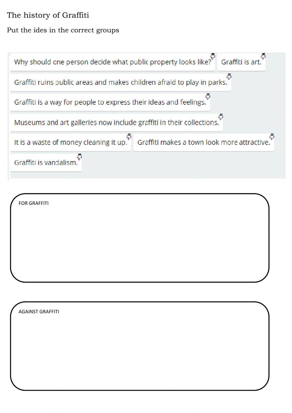Art interactive exercise | Live Worksheets