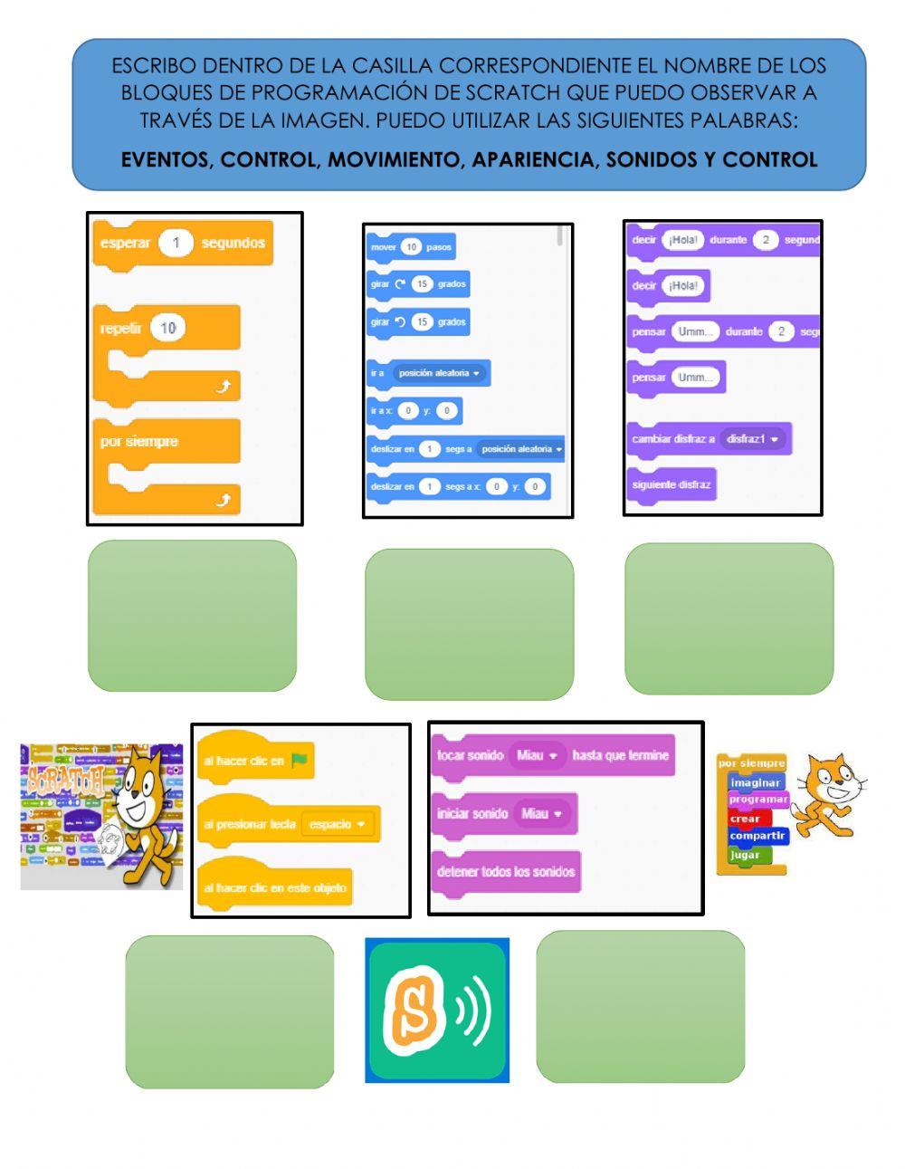Bloques de prog… | Free Interactive Worksheets | 333710