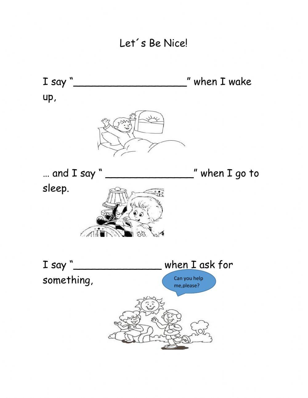 Be kind | Free Interactive Worksheets | 334311