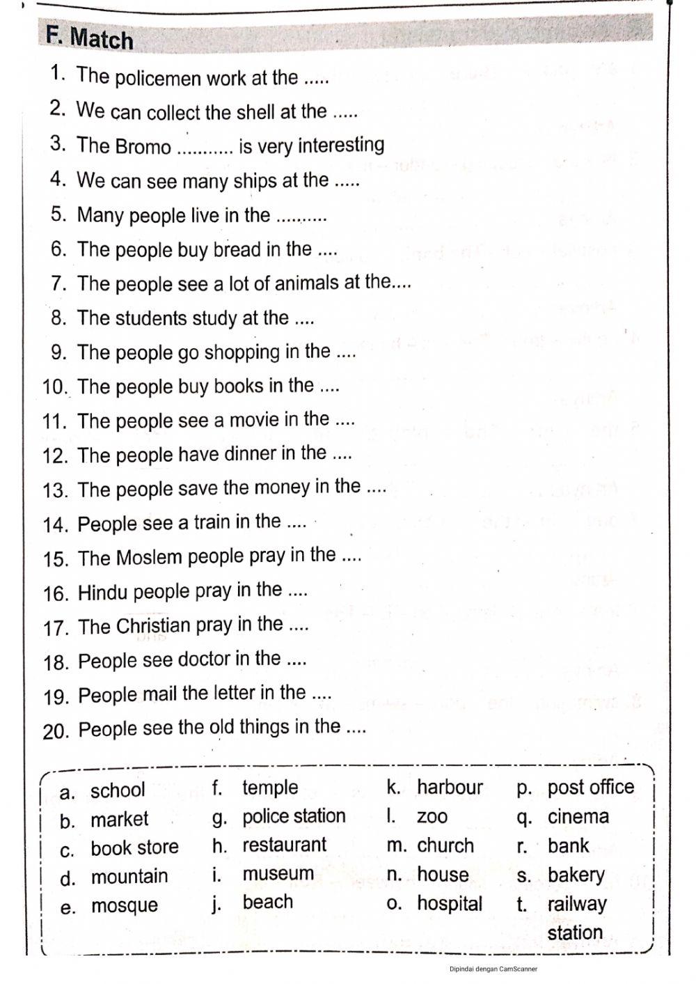 English For Fifth Grade worksheet | Live Worksheets