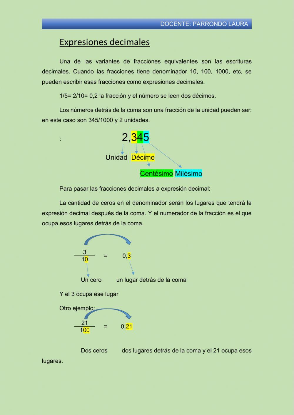 Expresiones decimales 336132 | Laura Parrondo | Live