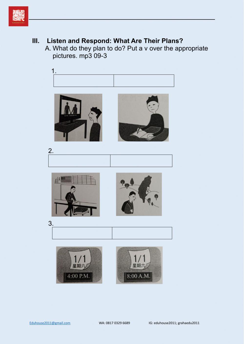 Traditional Mandarin Workbook 1 Unit 9 worksheet | Live Worksheets