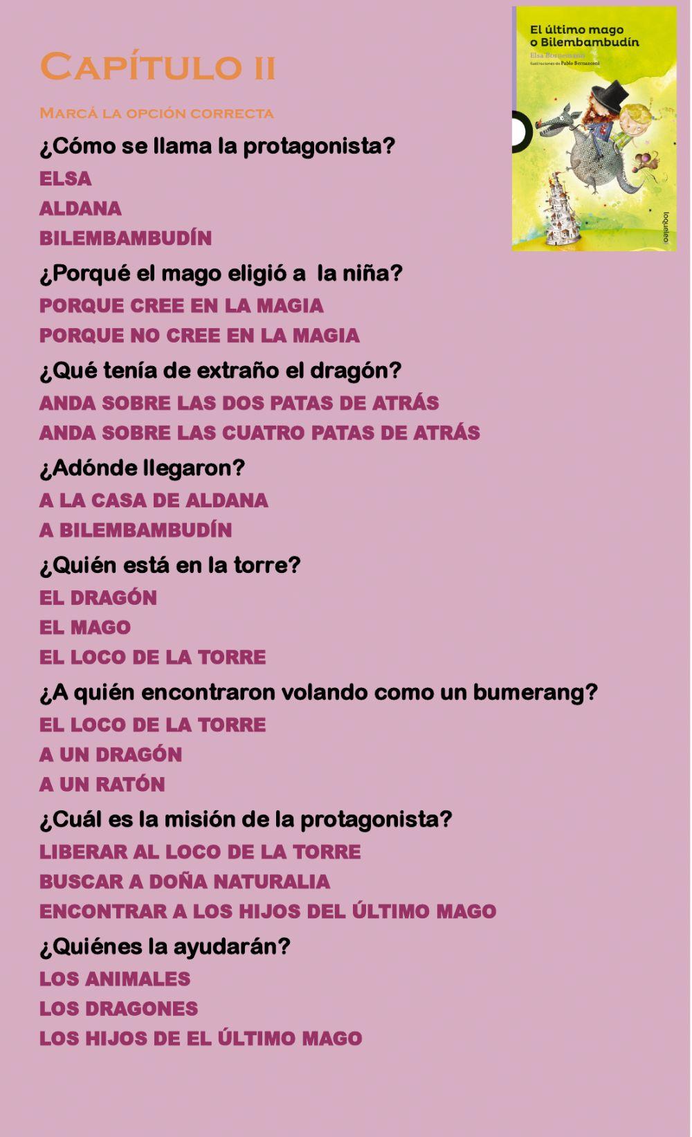 Capitulo II worksheet | Live Worksheets
