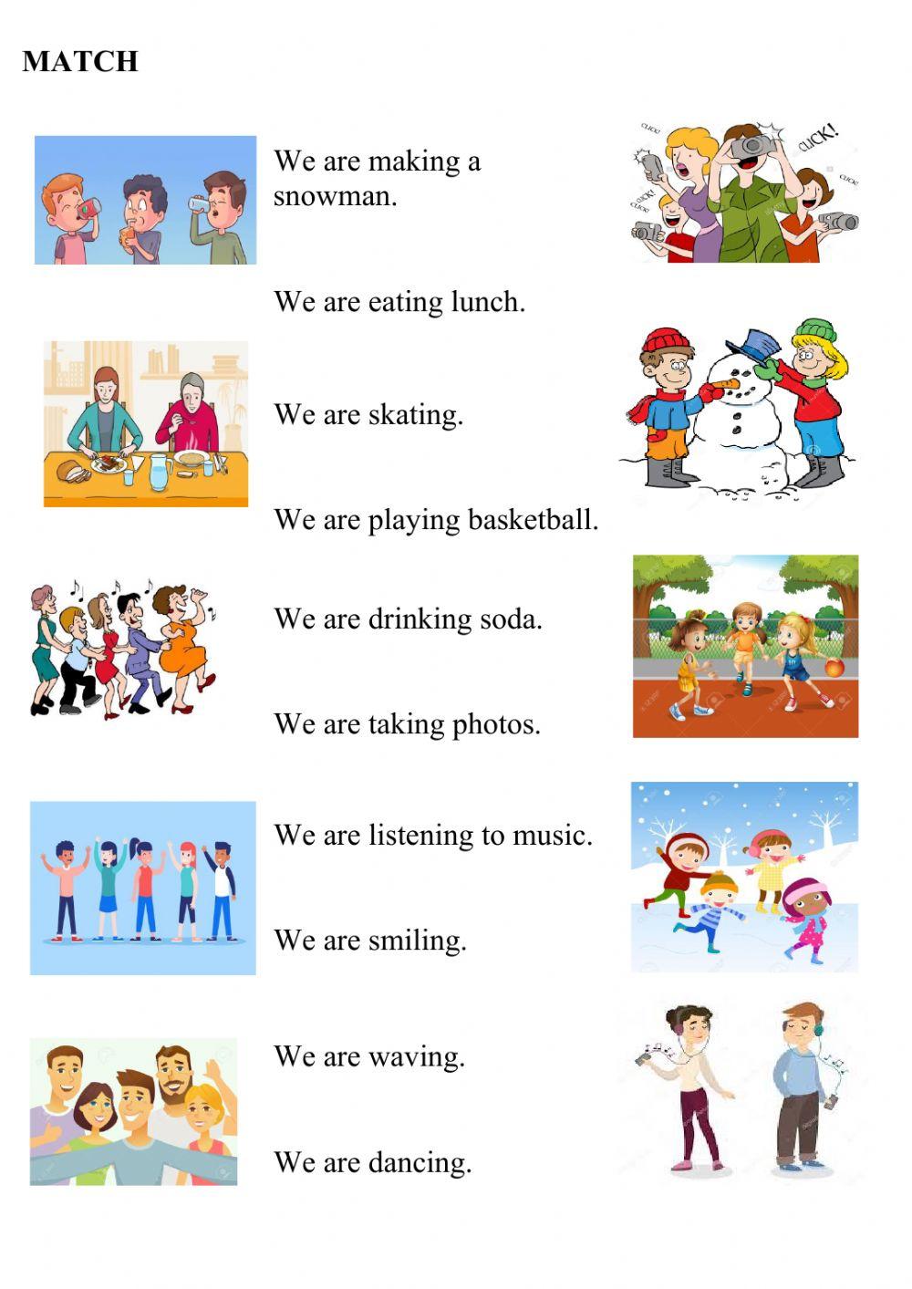 Present Continuous online exercise for 4th Grade | Live Worksheets