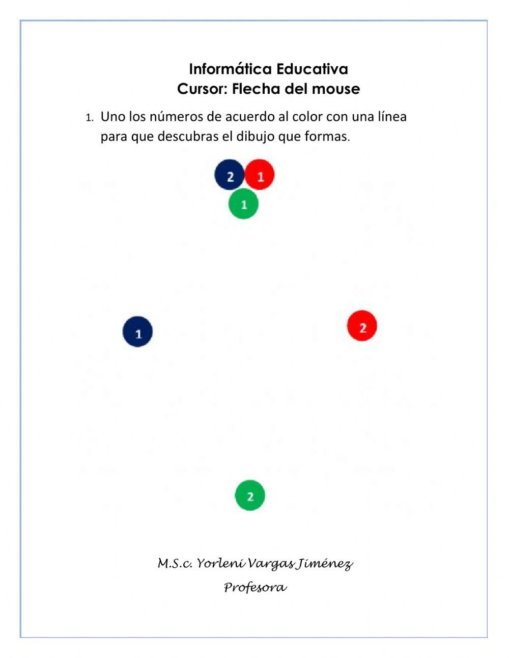 Cursor del Mouse worksheet | Live Worksheets