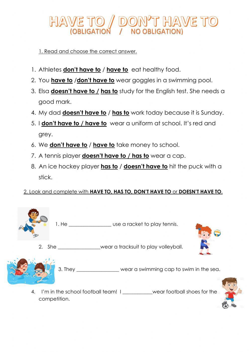 337120 | Have to -don't have to | Ana Clara