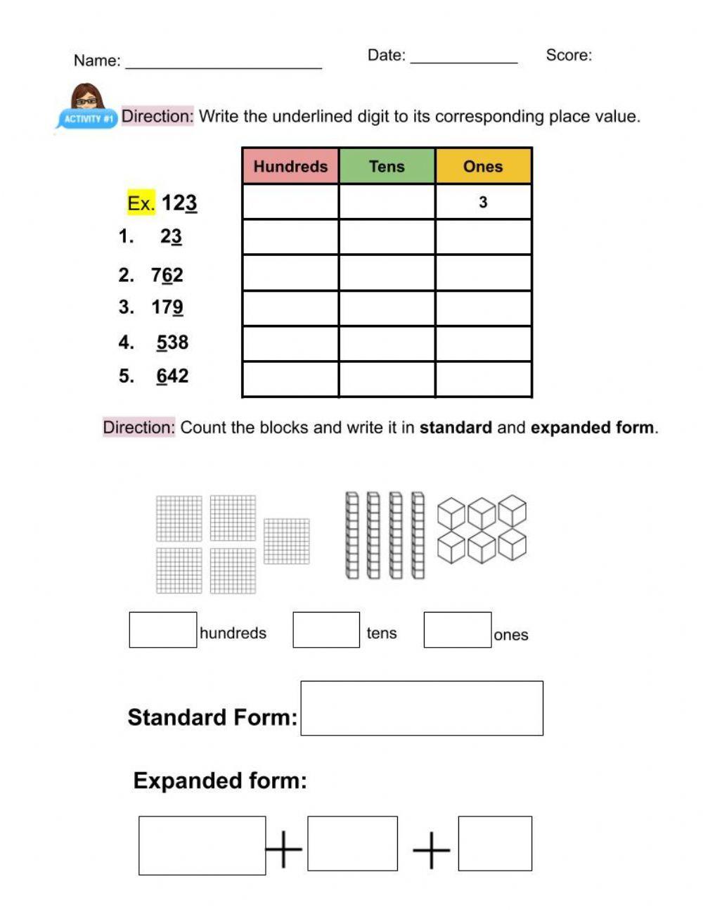 Place Value Online Exercise For GRADE 2 Live Worksheets place-value-online-exercise-for-grade-2-live-worksheets