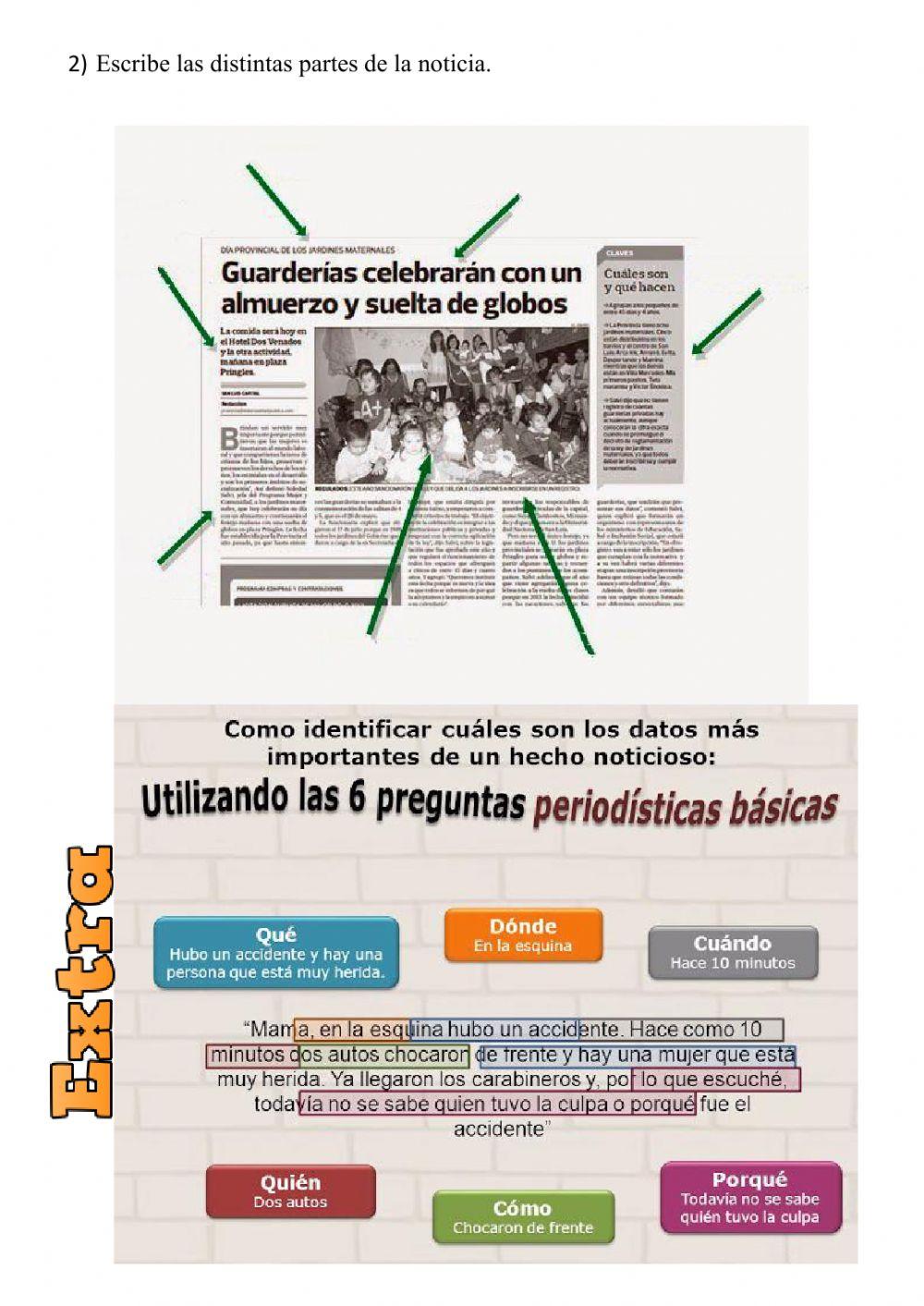 Partes De La Noticia Live Worksheets – eroppa Partes De La Noticia Live Worksheets – eroppa
