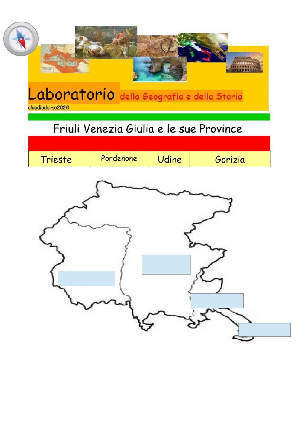 IL FRIULI E LE … | Free Interactive Worksheets | 338971