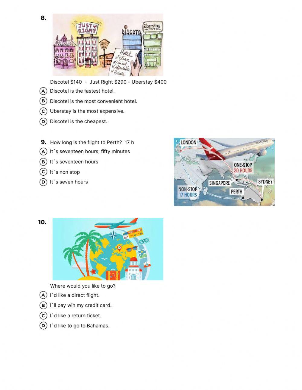 Numbers prices duration worksheet | Live Worksheets