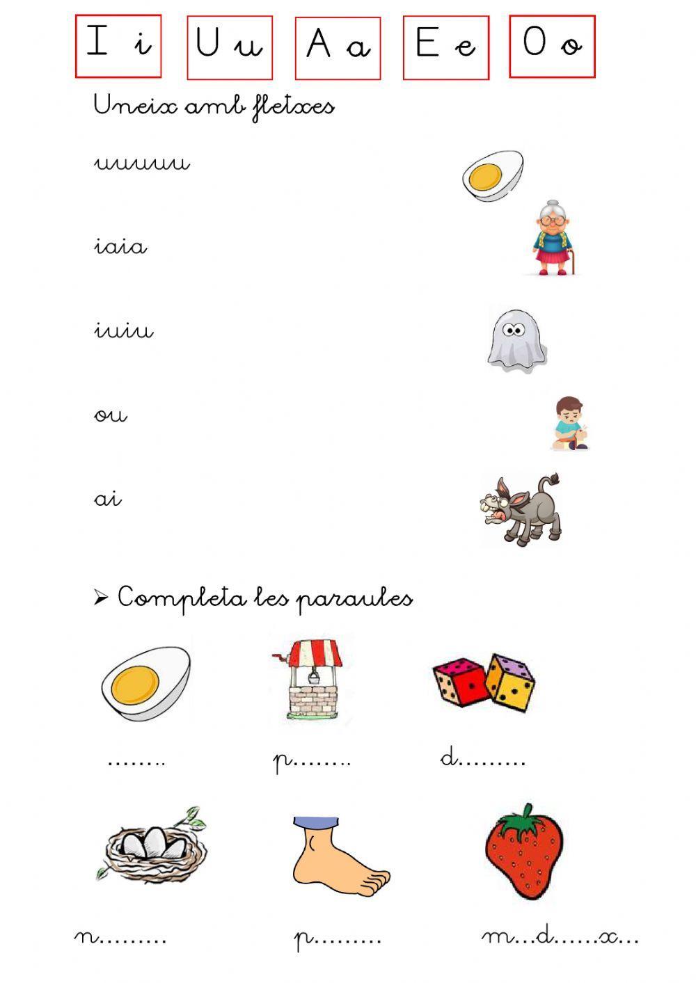 340751 | Repàs vocals | Chon Rodriguez | LiveWorksheets