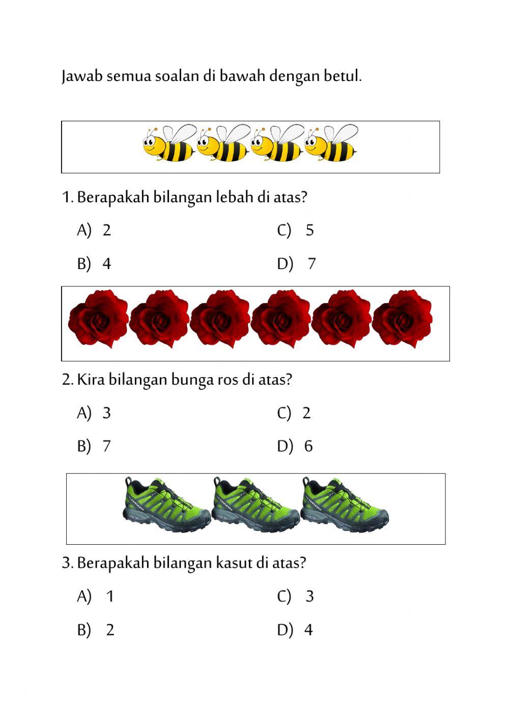 Hasil tambah interactive worksheet | Live Worksheets