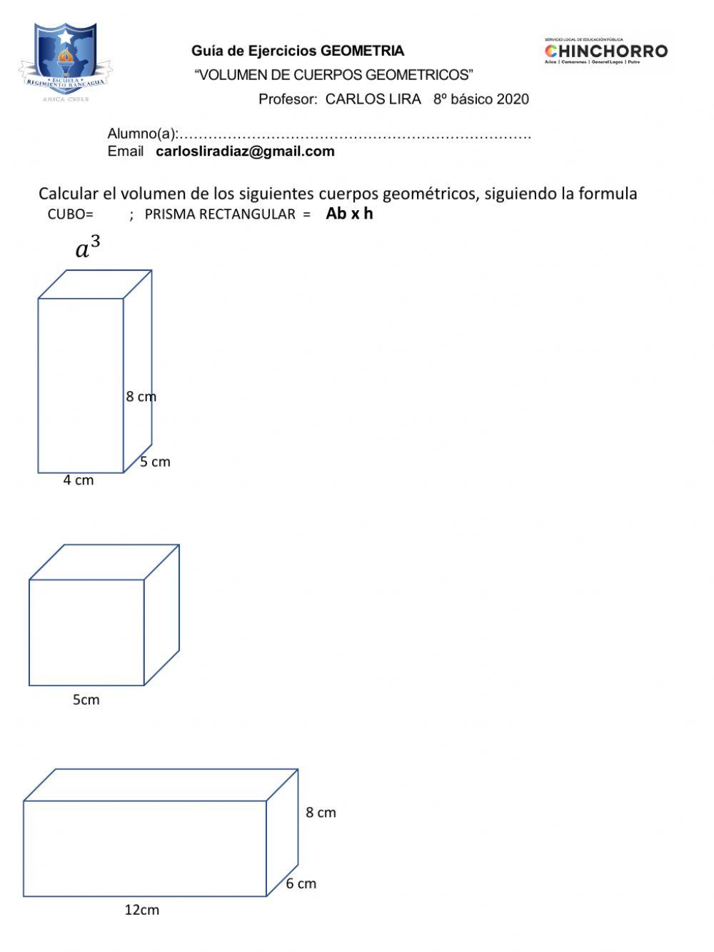 5920801 | VOLUMEMN DE CUBO Y PRISMA RECTANGULAR | Carlos
