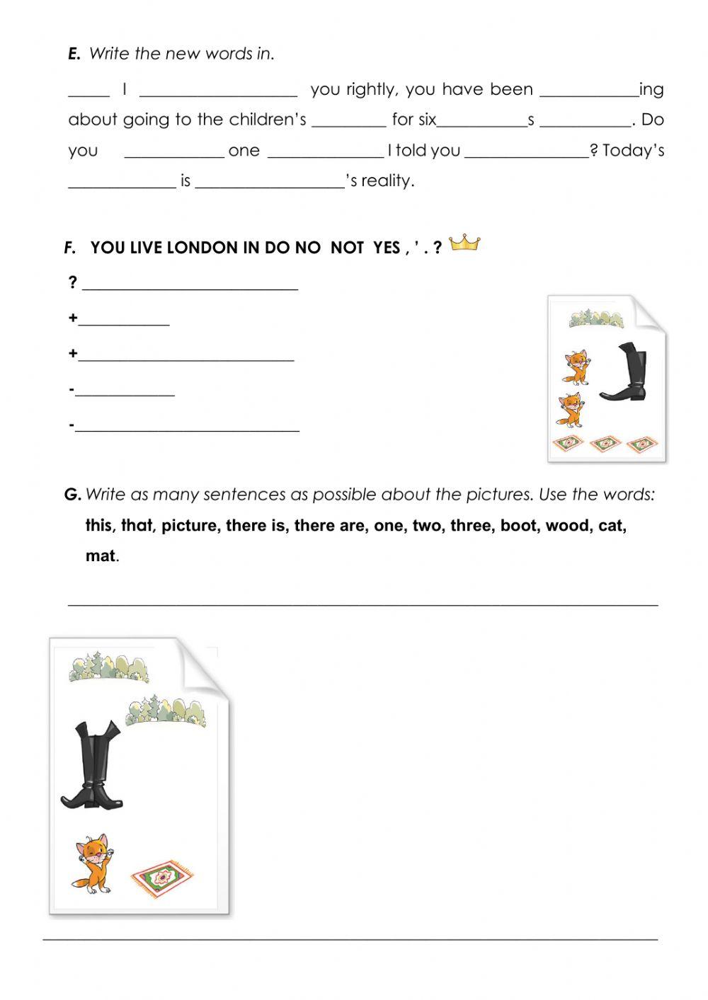 Test 2 interactive worksheet for Grade 4 | Live Worksheets