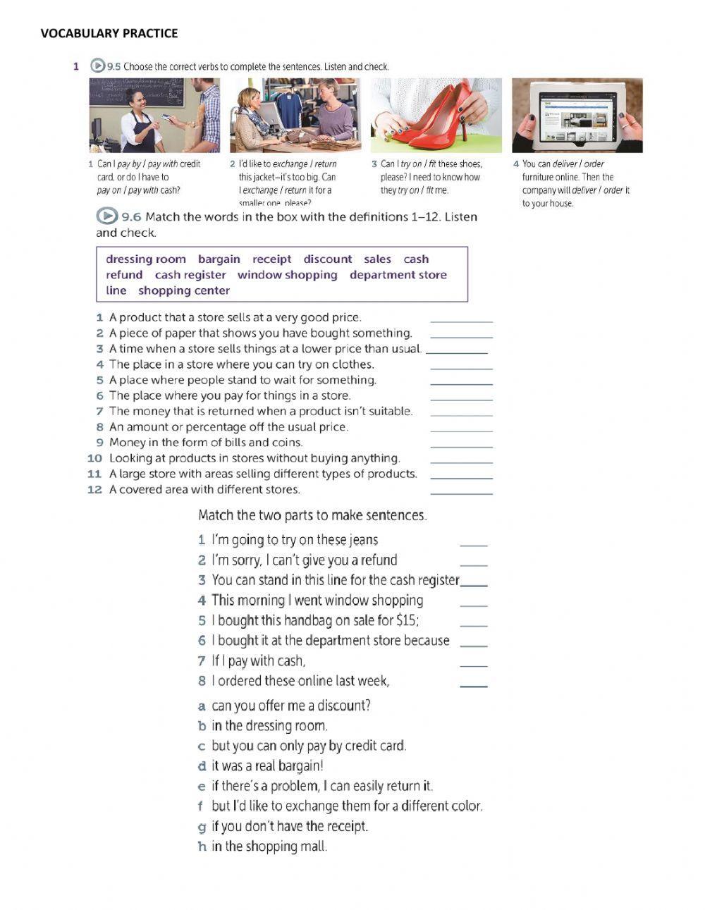 Mod. 4 - U9B | Free Interactive Worksheets | 316546