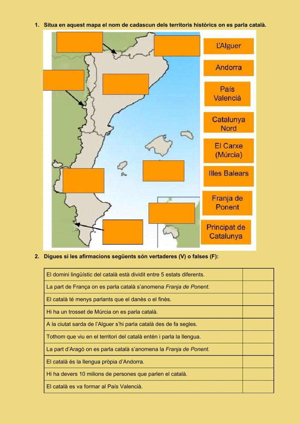 Els domini cata… | Free Interactive Worksheets | 342043