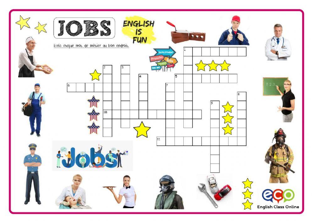 Pad56 6th Jobs CW1 worksheet | Live Worksheets