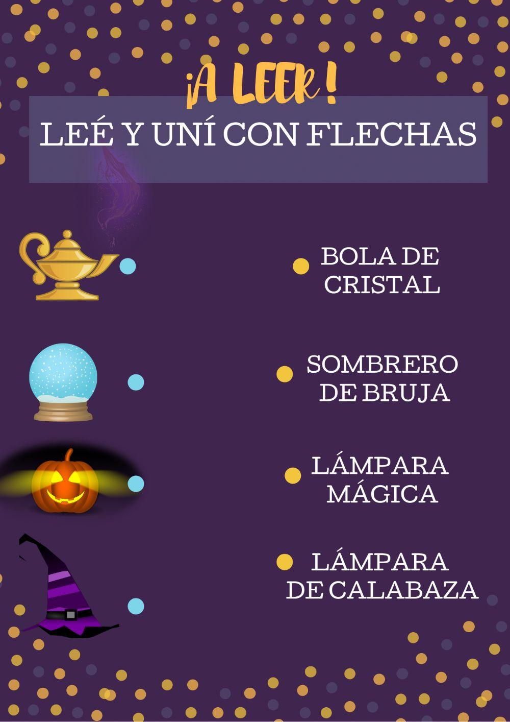 Objetos mágicos worksheet | Live Worksheets