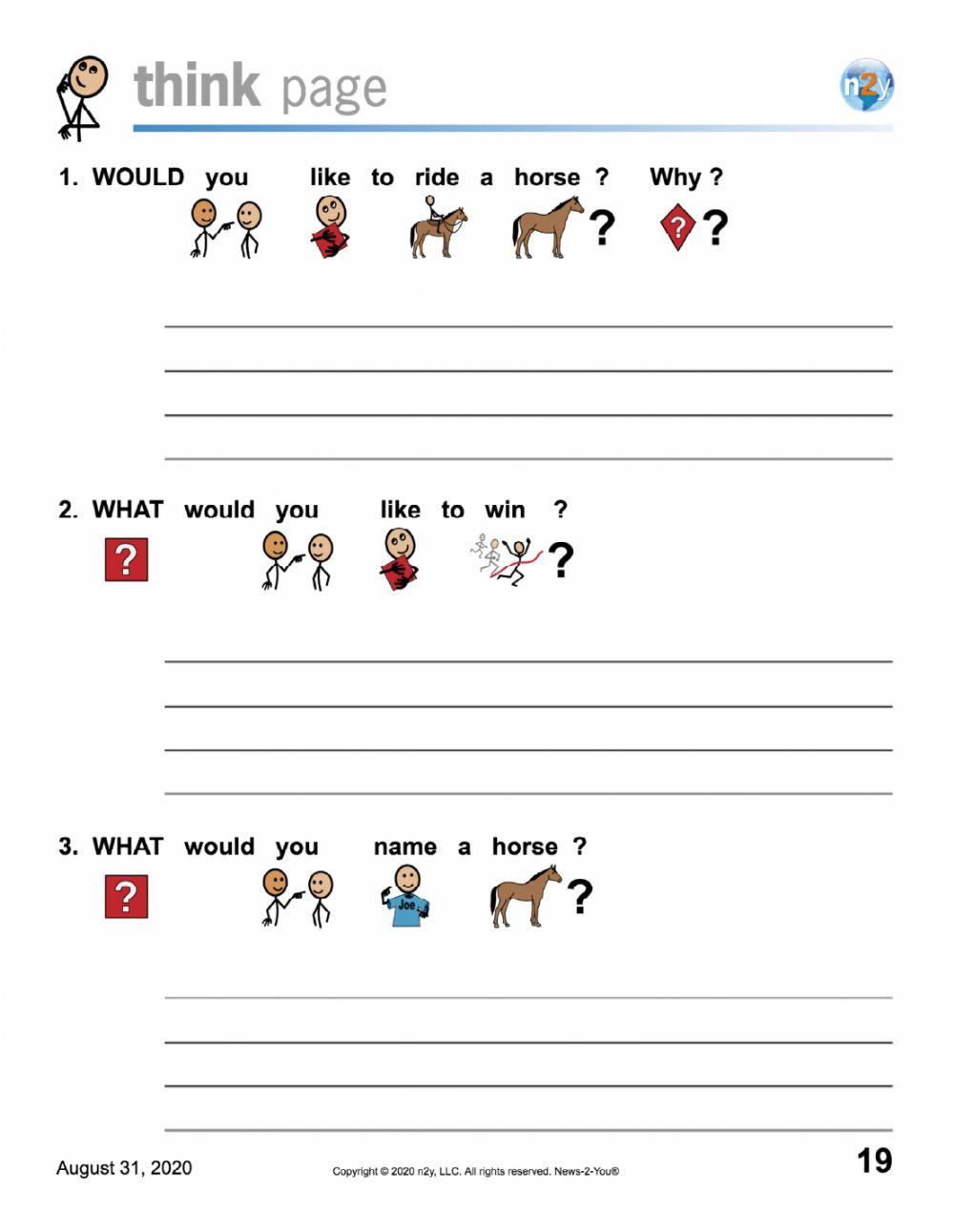 N2Y Kentucky Derby Reg 15, 16, 19 online exercise for | Live Worksheets