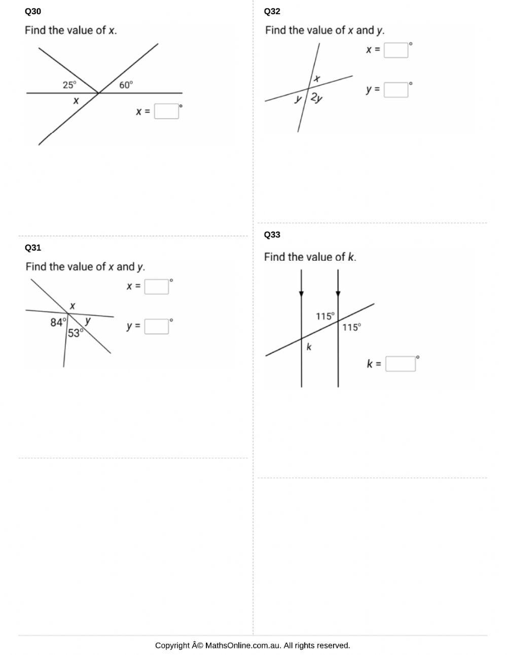 5974399 | Year 7 Different Types of angles | yonjas