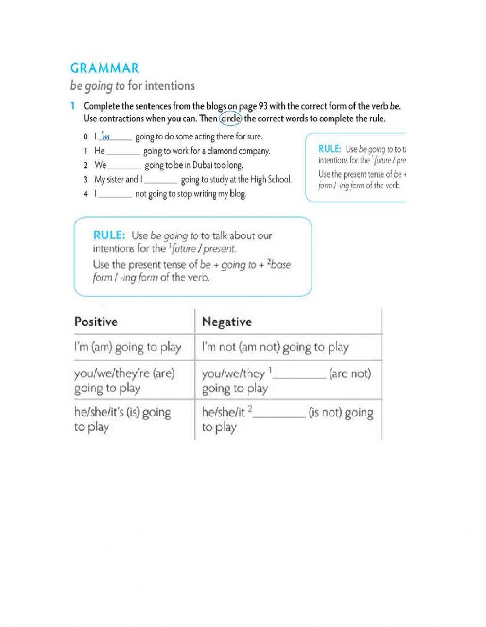 Grammar online exercise for BASIC LEVEL | Live Worksheets